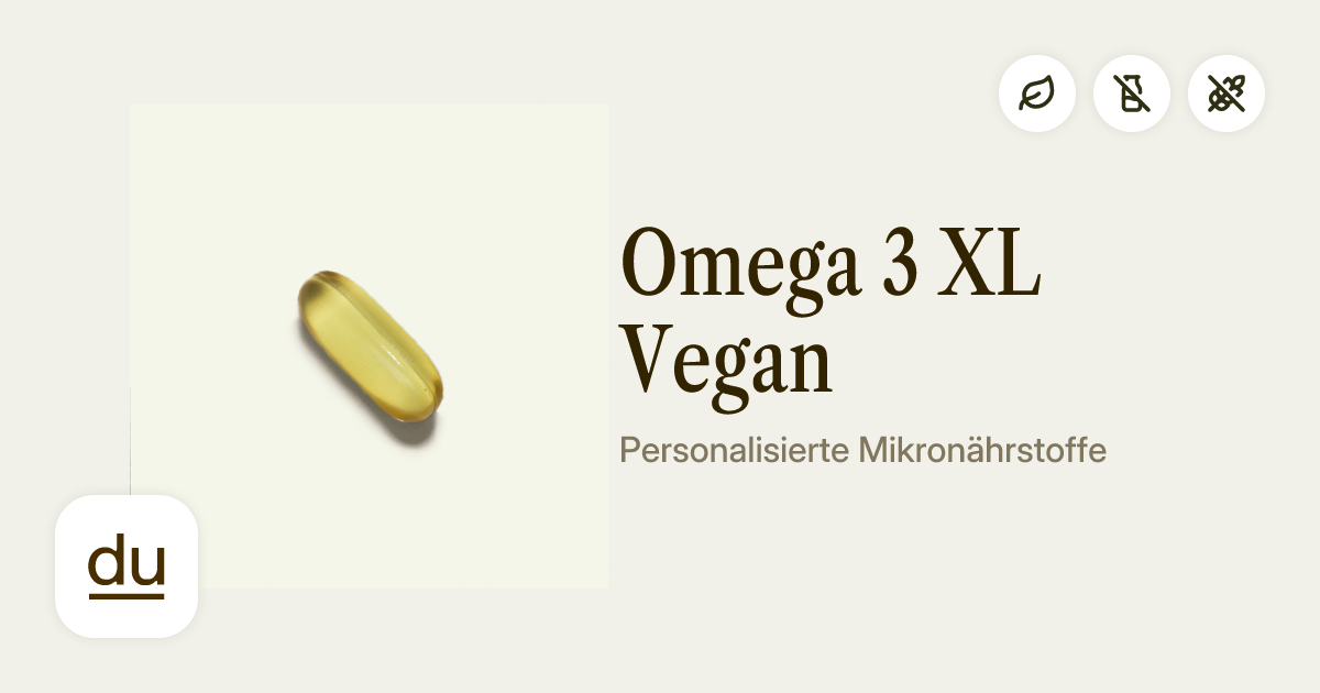Omega 3 XL Vegan | dunatura
